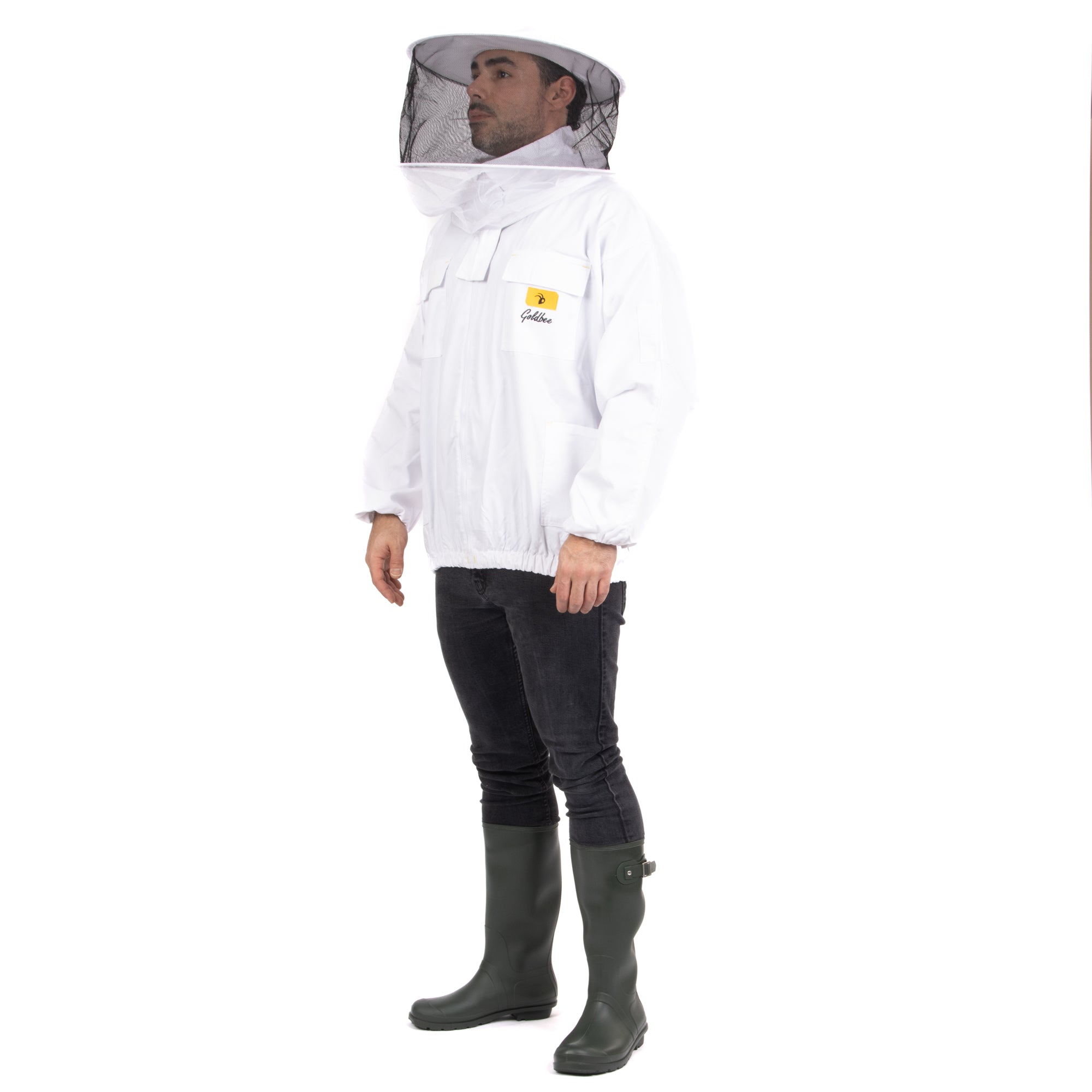 Beekeeping Jacket Hat Style - White